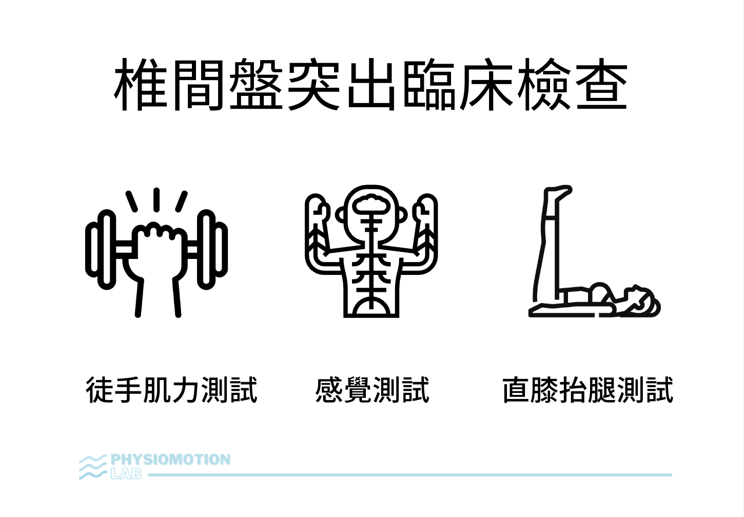 椎間盤突出臨床檢查 - Physiomotion Lab 實驗室